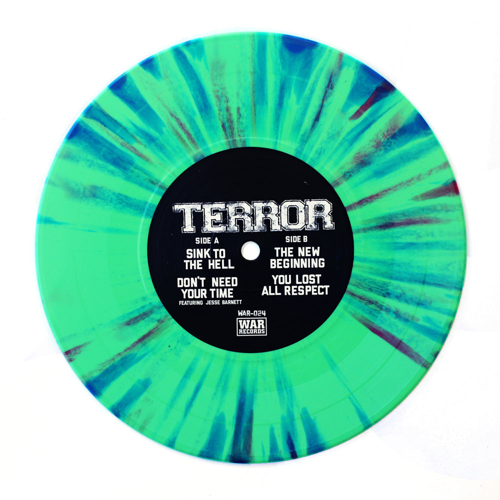 TERROR - SINK TO THE HELL 7" GREEN SPLATTER(OUT OF 225) – WAR RECORDS